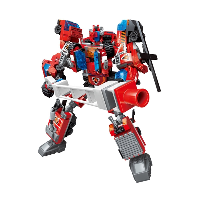 6-in-1 Transforming Fire Fighter (6 Assorted Models) - Miniso Bolivia
