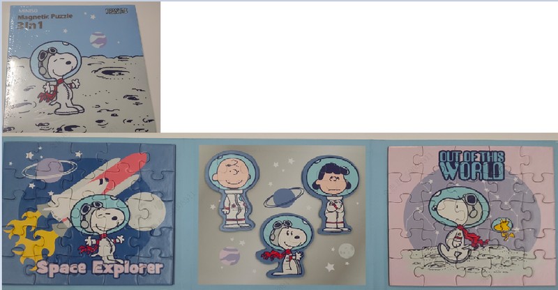 Snoopy the Little Space Explorer Collection Story Puzzle Book (PDQ) - Miniso Bolivia