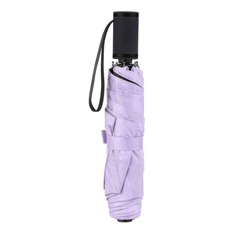 Wavy Pattern Automatic Sunscreen Umbrella(Purple) - Miniso Bolivia